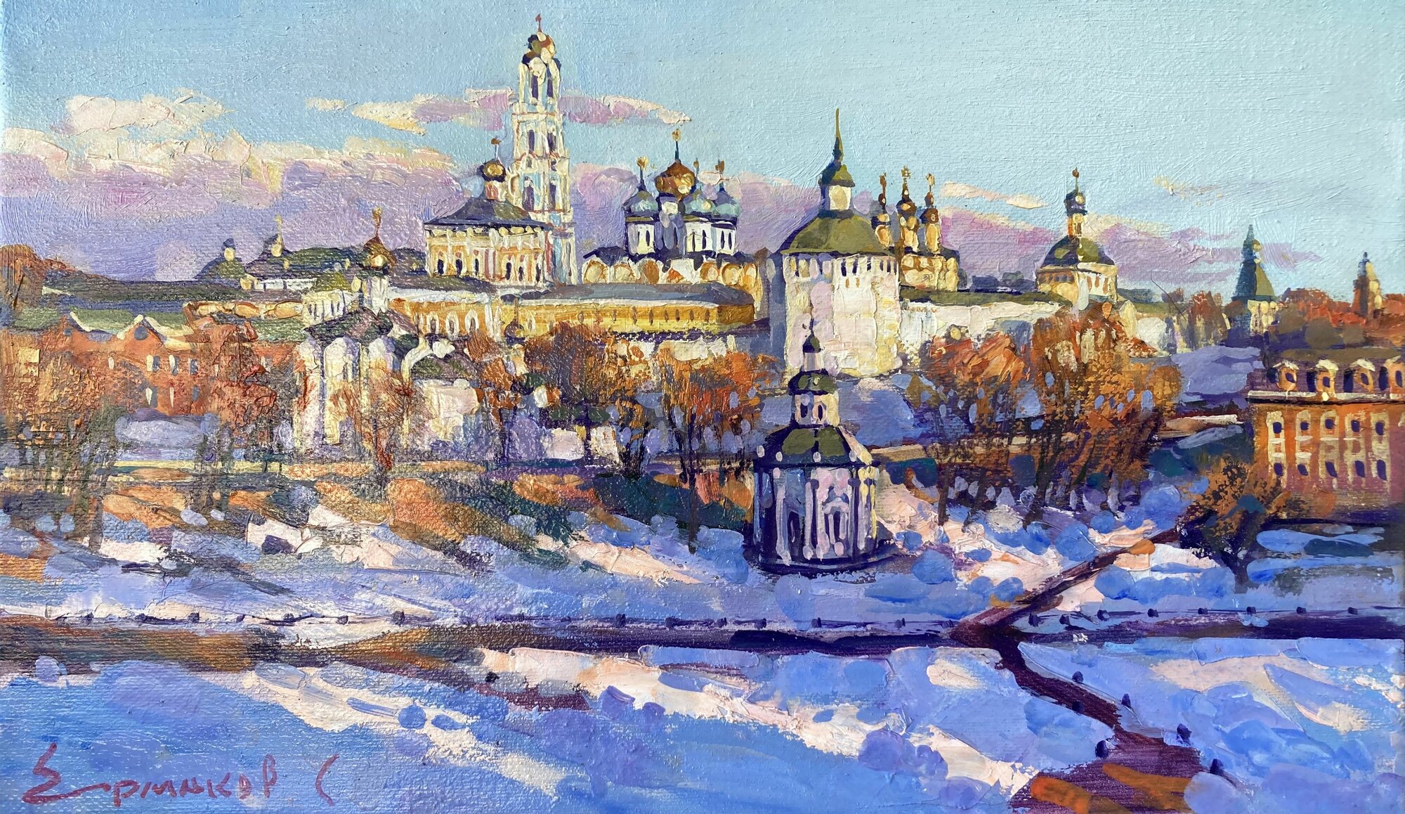 ART-Salon at Oktyabrskaya "Лавра", 24х40 см; холст, масло; авторская работа