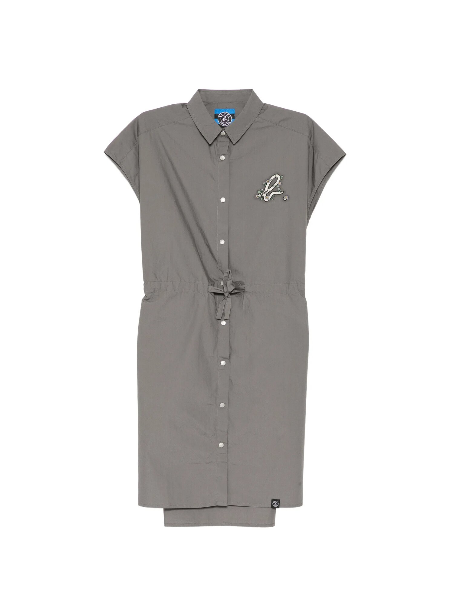 Платье Embroidered-logo shirt dress