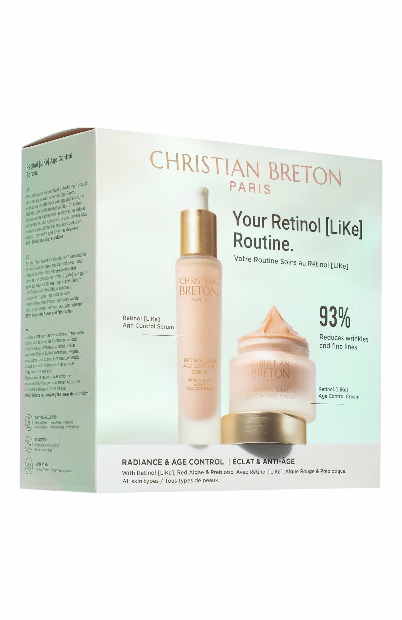 Набор "Твой незаменимый дуэт с био-ретинолом" (50+30ml) Christian Breton