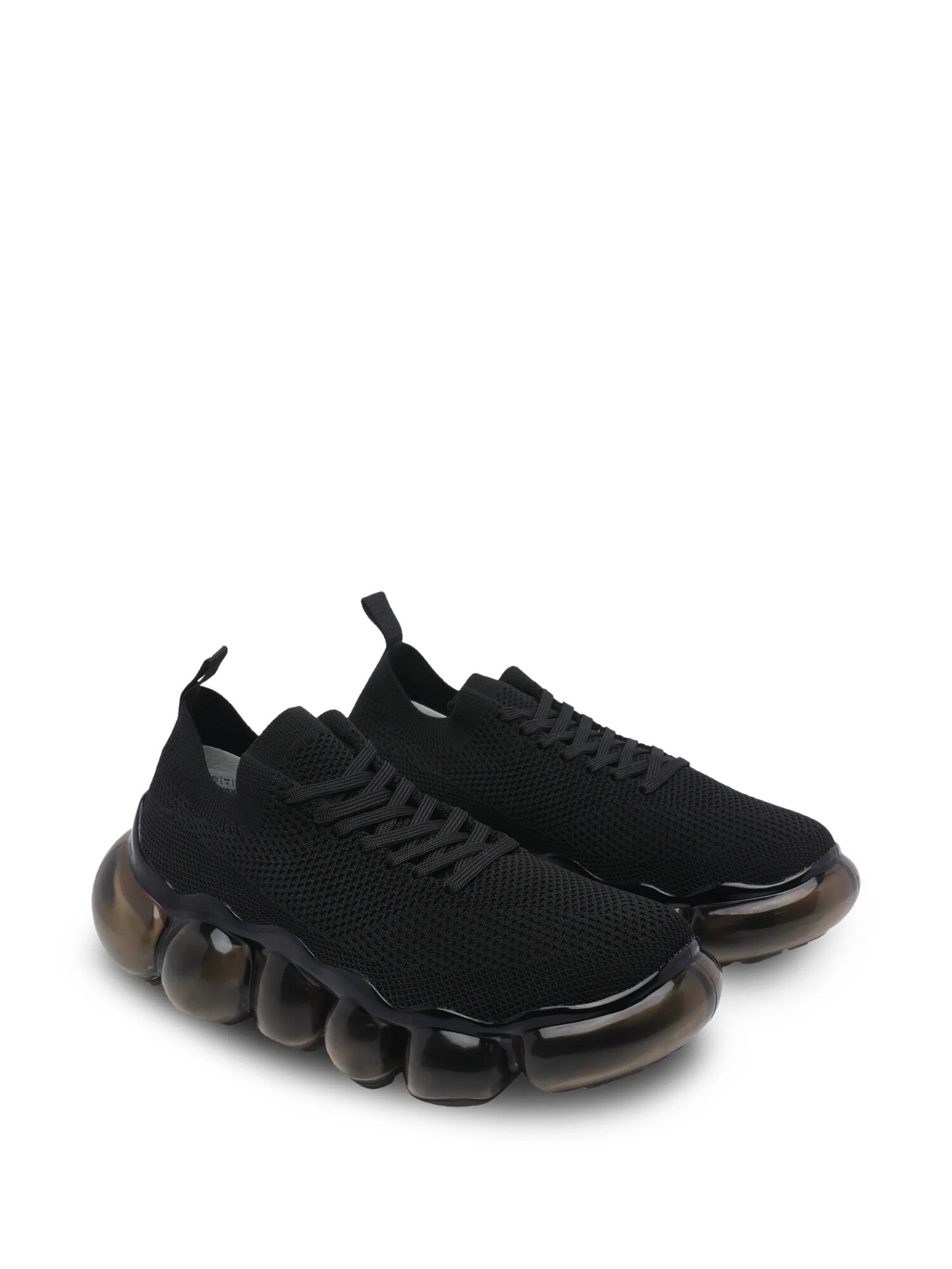 Кроссовки grounds Laces round-toe sneakers, размер 44, black/black — фото 1