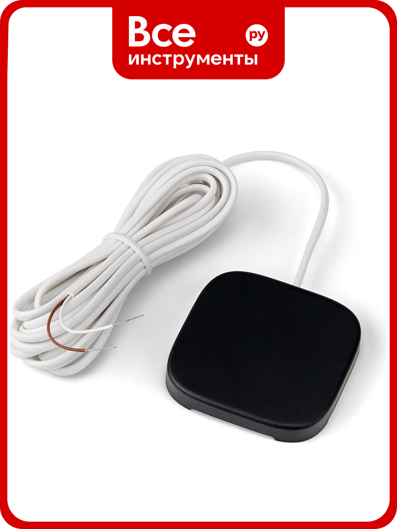 Датчик протечки воды ENSYSTEC Leak Sensor 3 м, черный ELS-3-9005