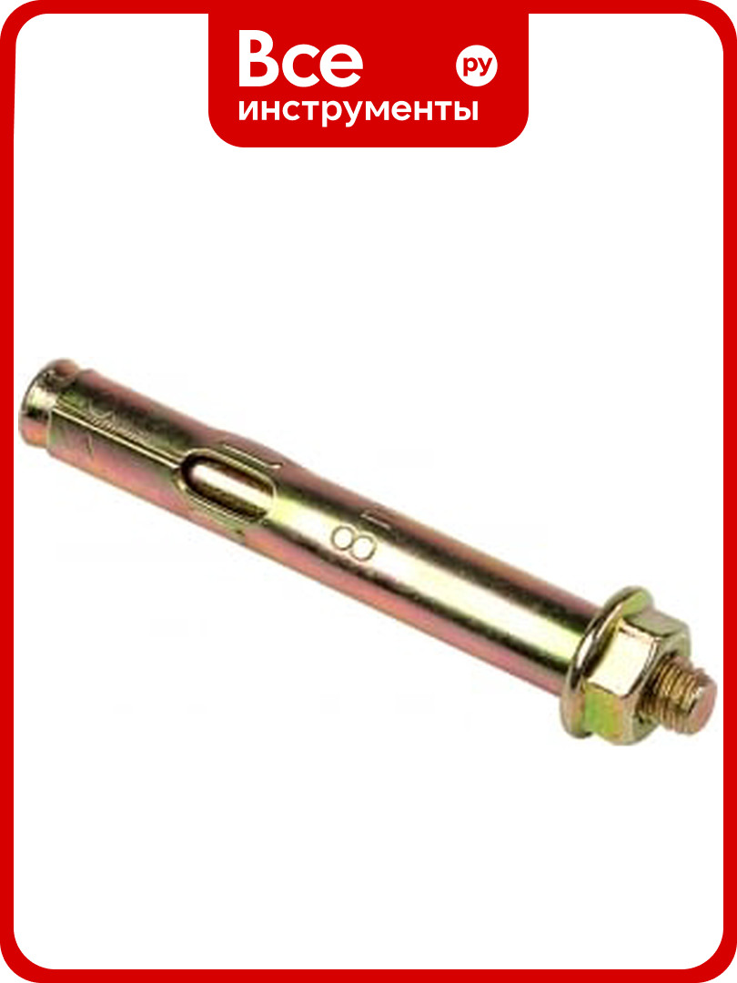 Анкерный болт с гайкой EKF М10х40 50 шт. abgm10x40