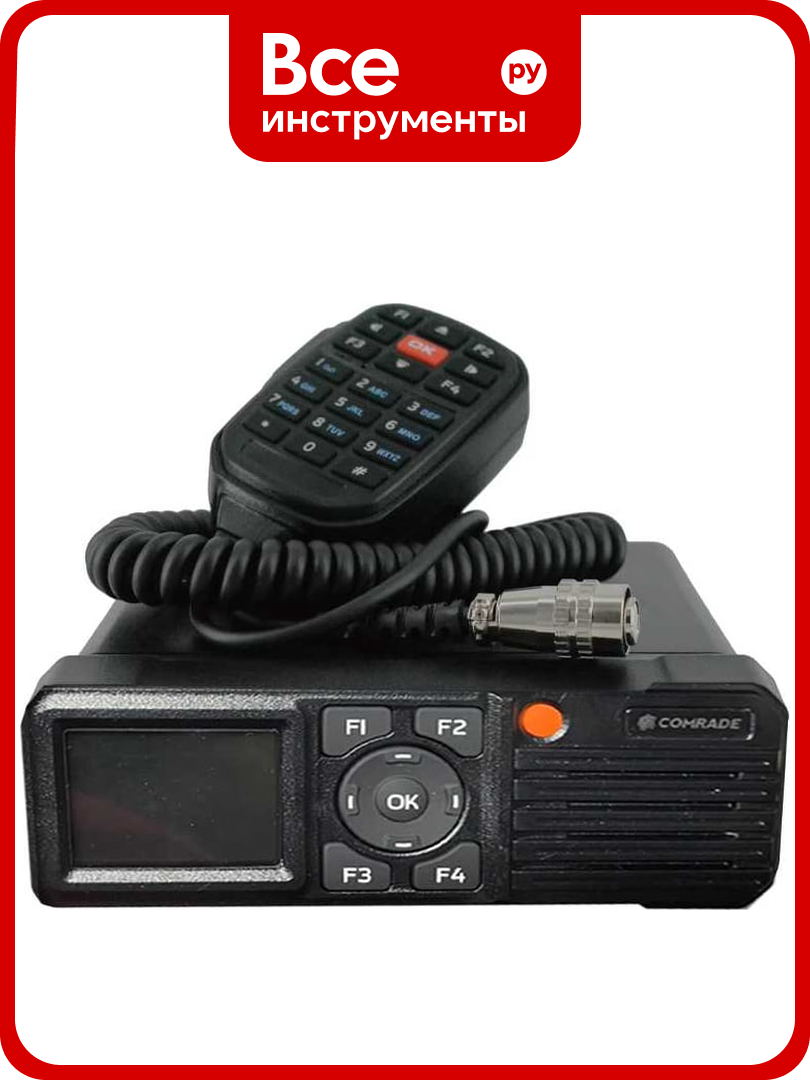 Радиостанция автомобильная Turbosky Comrade R 1050 UHF DMR 371