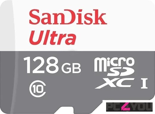 Карта Памяти MicroSDXC 128Gb SanDisk SDSQUNR-128G-GN3MN