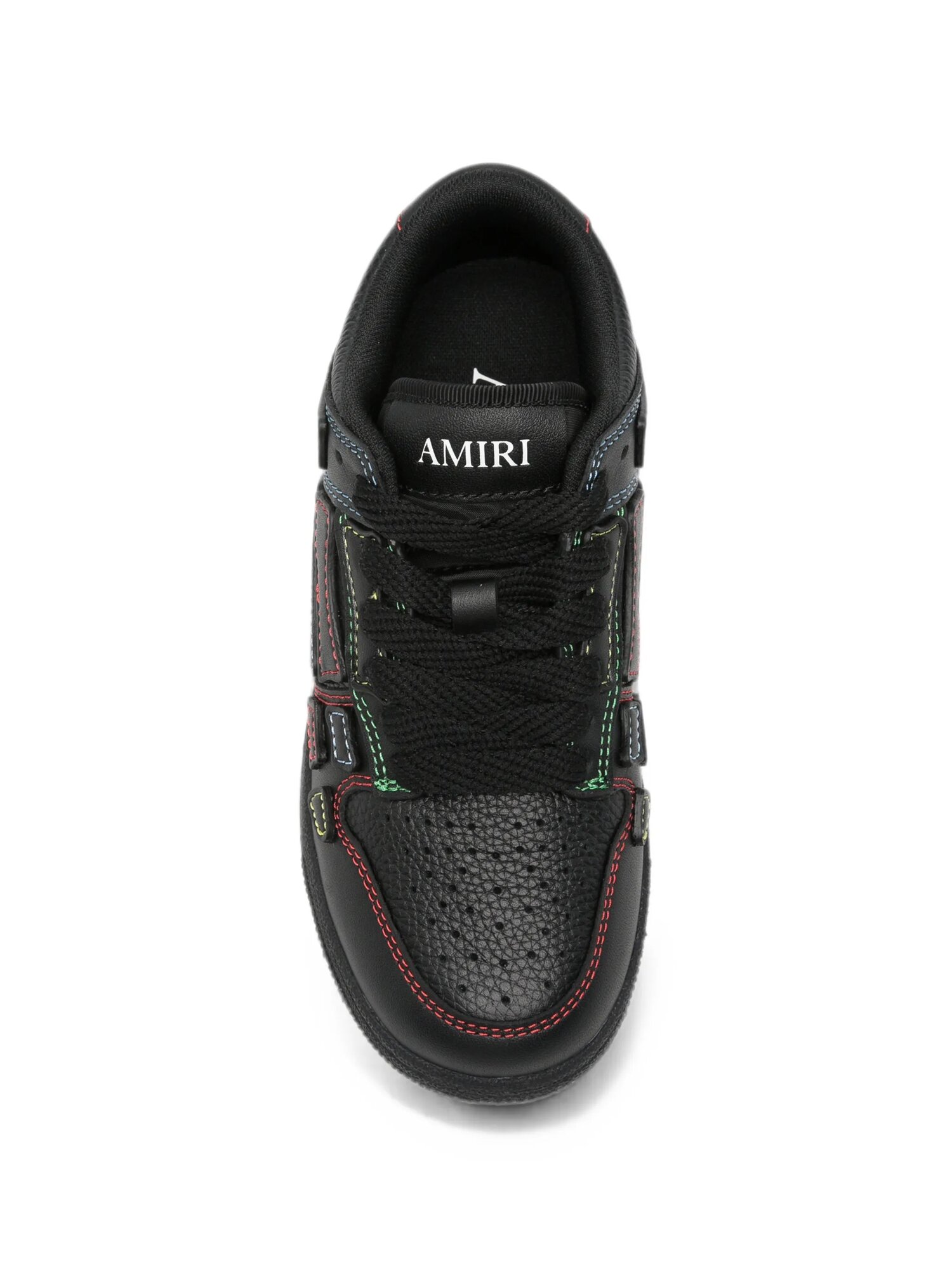 Кроссовки AMIRI Contrast-stitched perforated sneakers, размер 25 — фото 1