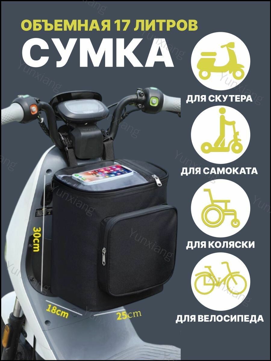 Сумка велосипедная