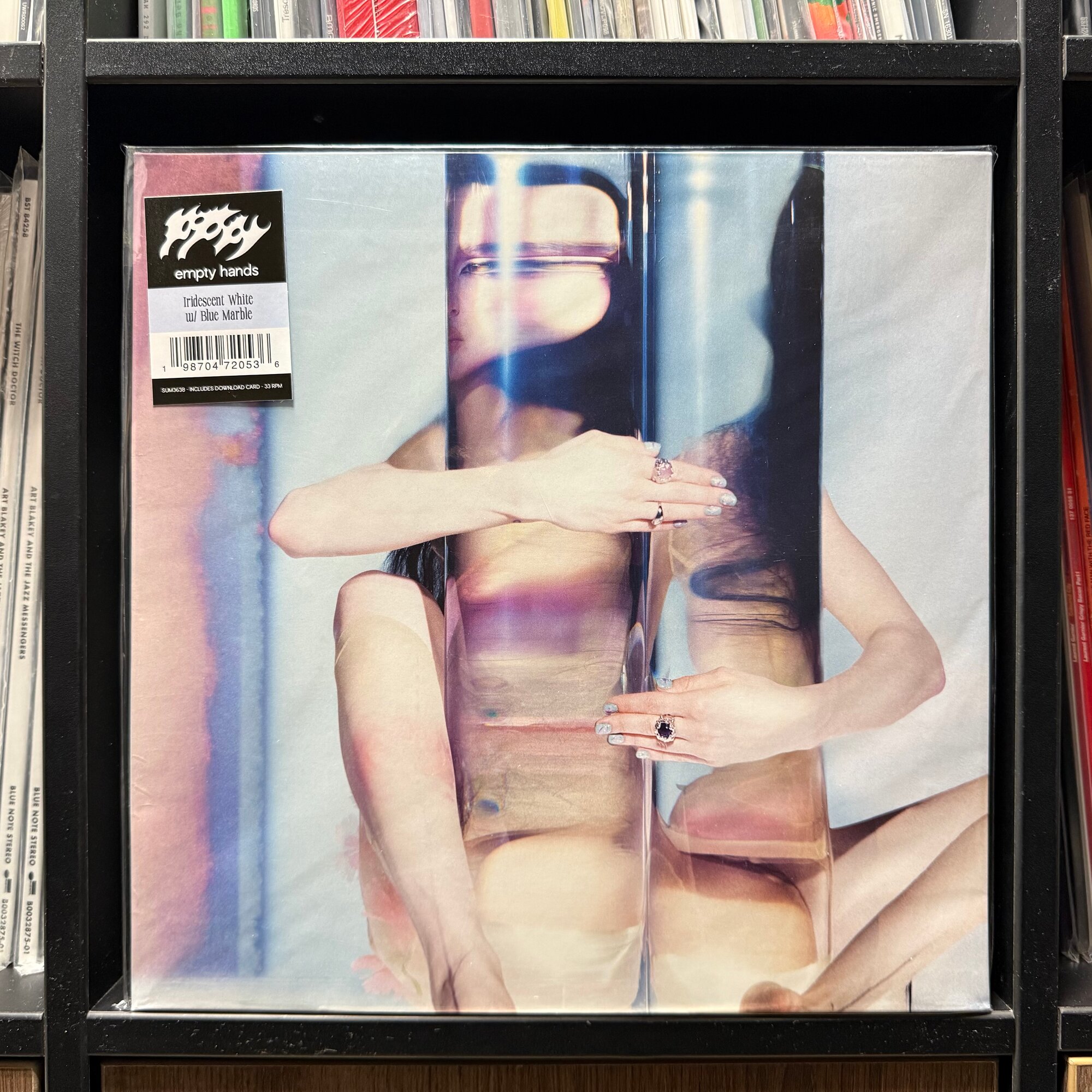Виниловая пластинка POPPY - Empty Hands (still sealed, gatefold iridescent white & blue marbled vinyl LP + MP3 download code) LP Винил