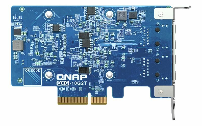 Сетевая карта Expansion Card QXG-10G2T PCIe Gen3x4 2x10GbE(BASE-T) Expansion Card QXG-10G2T PCIe Gen3x4 2x10GbE(BASE-T)