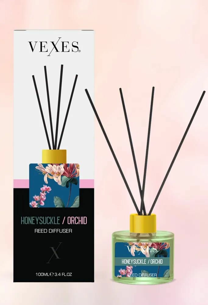 Vexes диффузор для дома HONEYSUCKLE & ORCHID 100 мл
