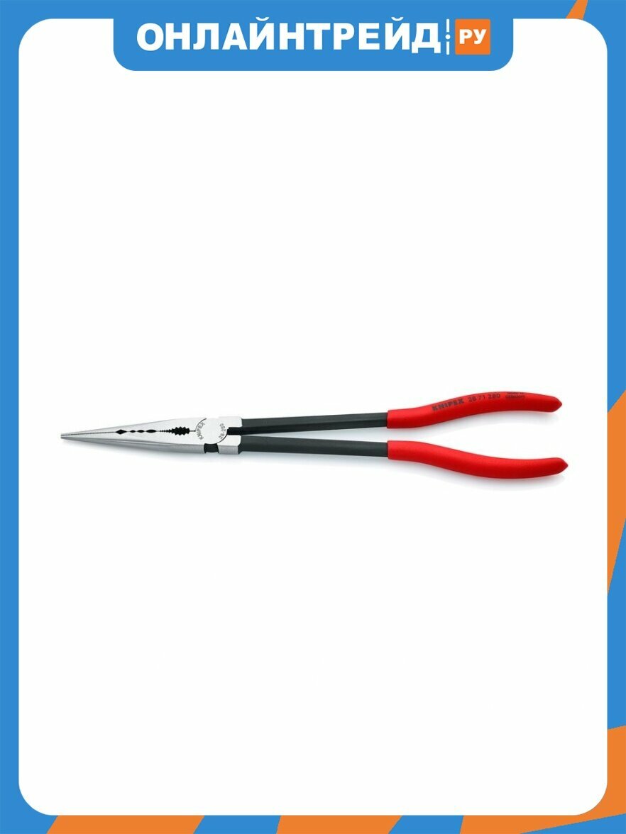 Узкогубцы Knipex 2871280, черненые, черного цвета 280 mm