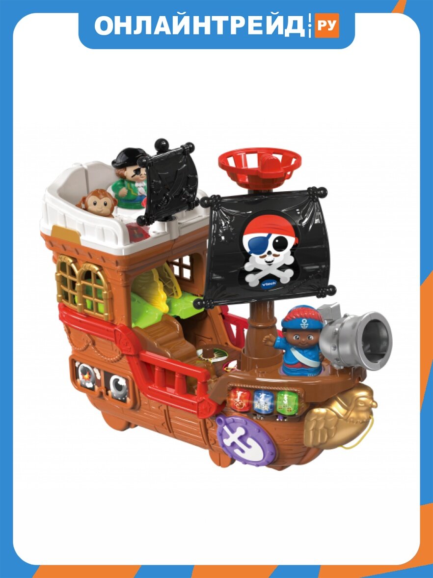 Интерактивная игрушка Vtech 80-177826 Пиратский корабль (свет, звук)