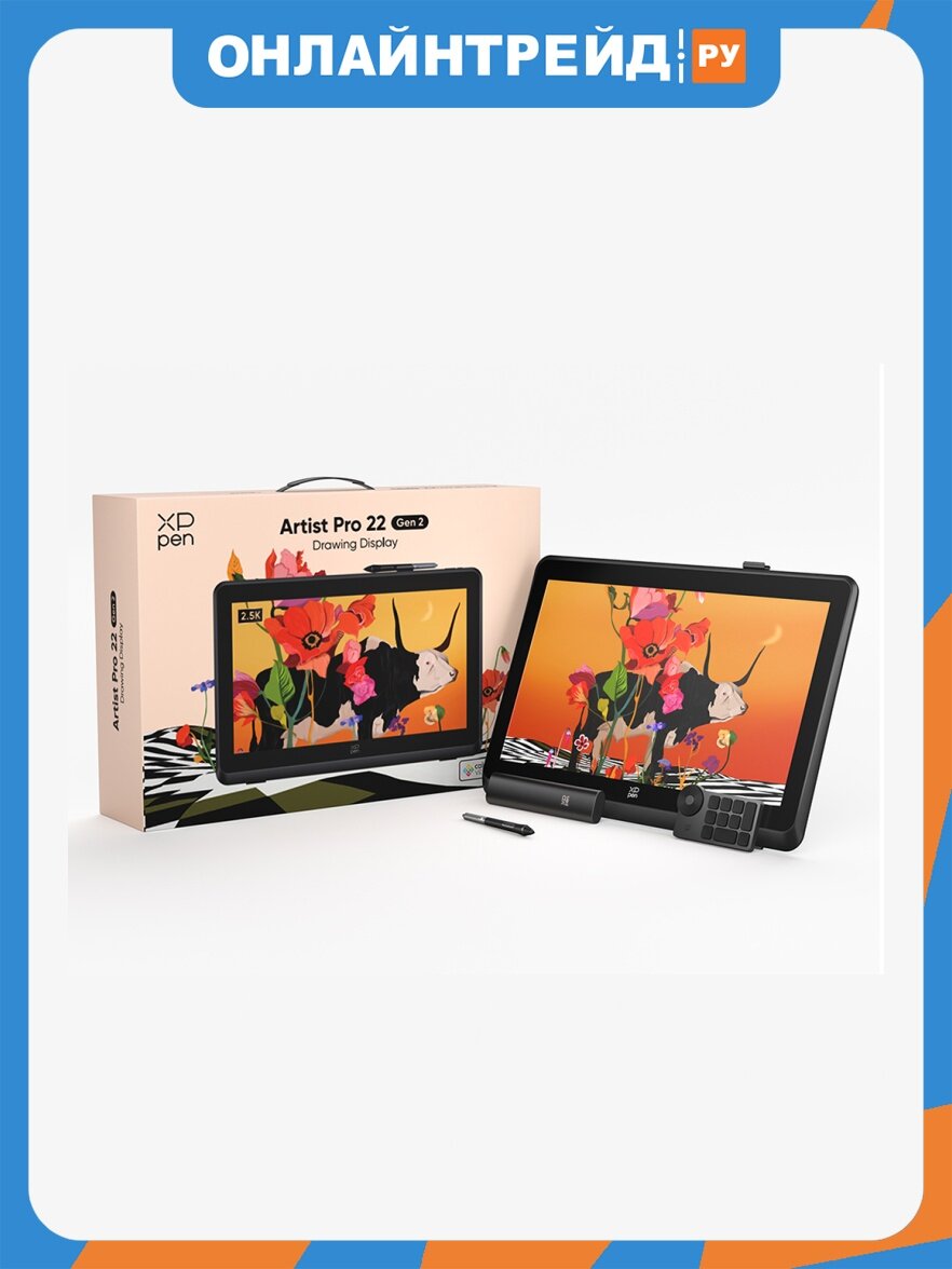 Графический планшет-дисплей Xppen Artist 22 Pro 2,5K