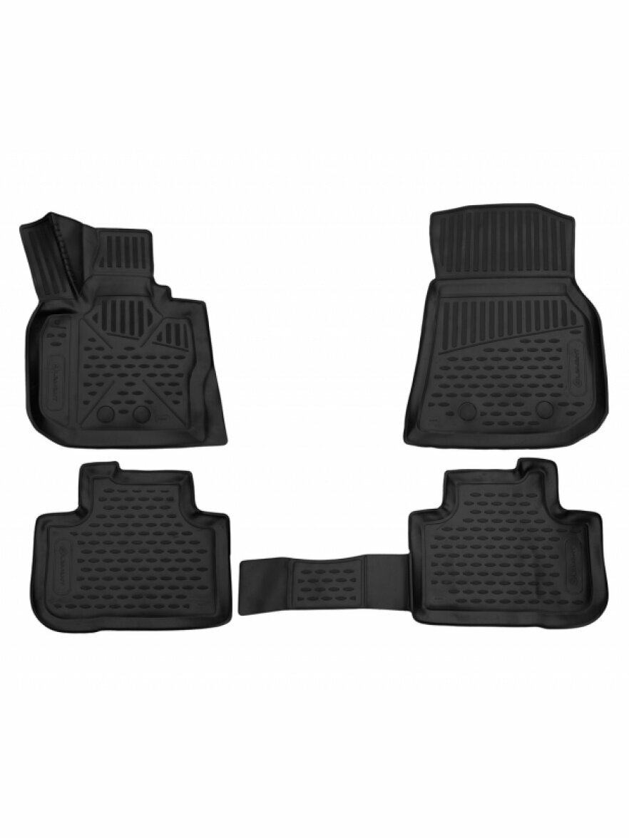 Коврики 3D в салон Autofamily ELEMENT для BMW X4 (G02) (2018-н. в.), полиуретан (ELEMENT3D02037210k)
