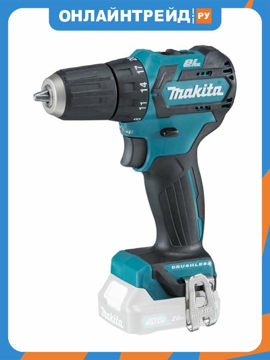 Дрель-шуруповерт аккумуляторная Makita DF332DZ CXT