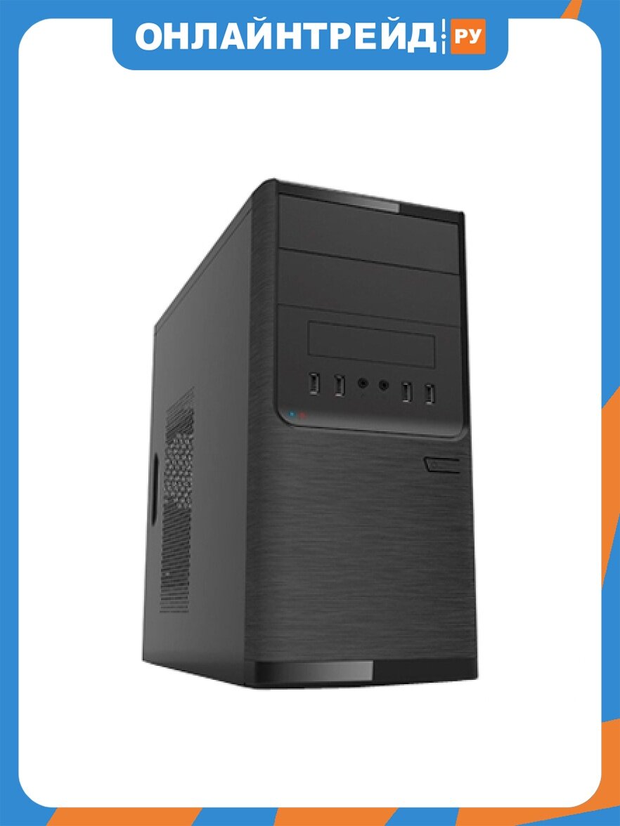 Корпус Powerman ES701BK black mATX 6120258 450 Вт
