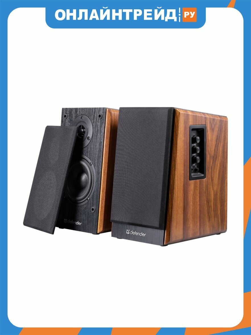 Акустическая 2.0 система Defender Aurora S50 BT 50Вт, bluetooth, 230В