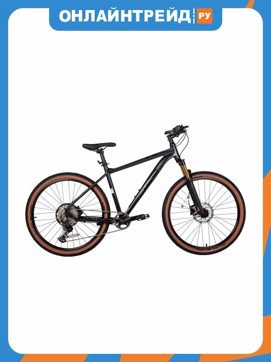 Горный велосипед Acid 27,5" Pro R-Seven Black-flat/Black Oil Fork (groupsets Shimano Deore), рама 21"