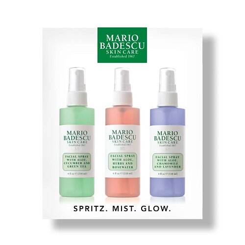 MARIO BADESCU Набор Spritz Mist Glow, 118 мл + 118 мл + 118 мл
