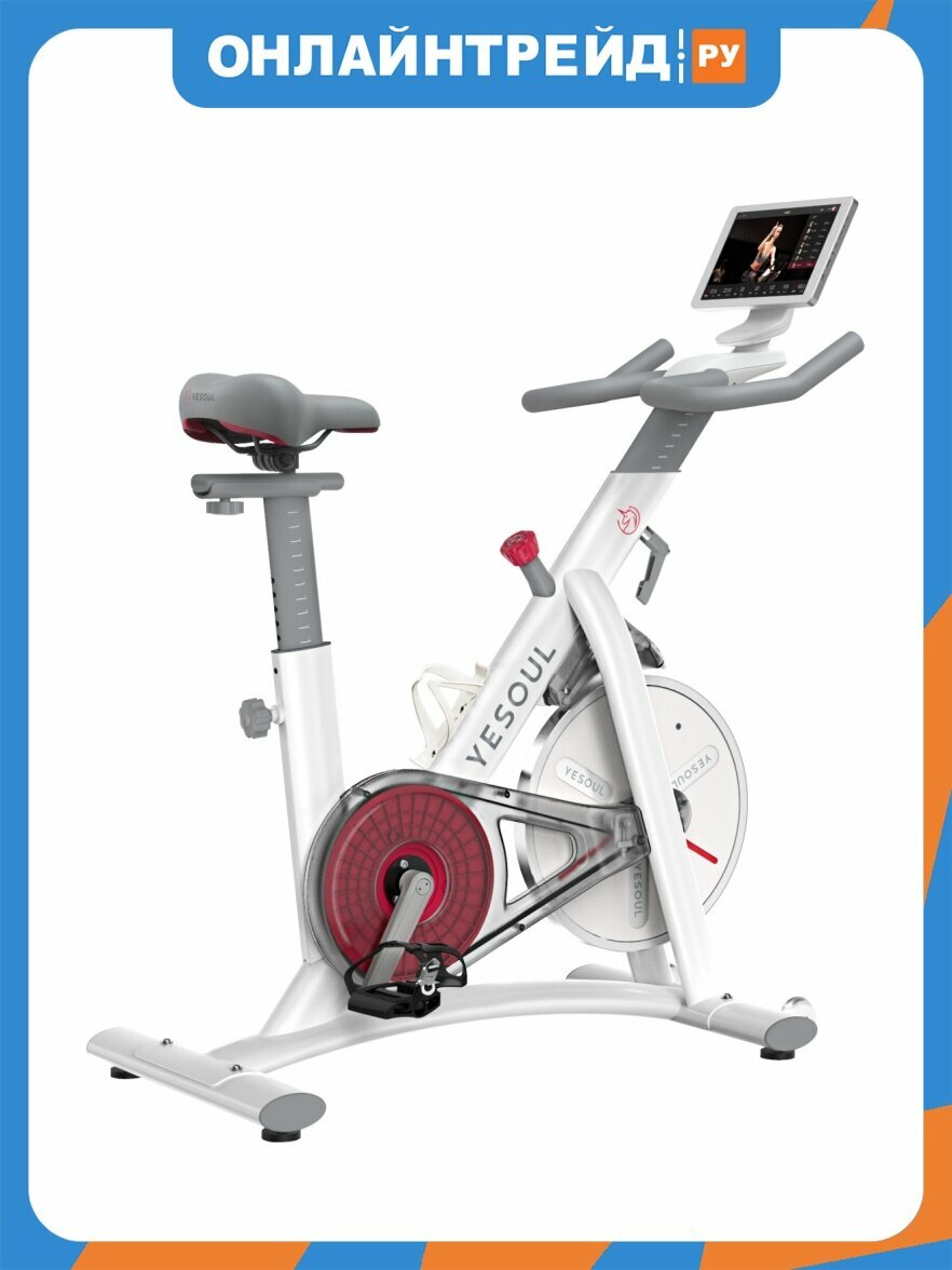 Велотренажёр Yesoul Smart Bike S3 Pro, белый