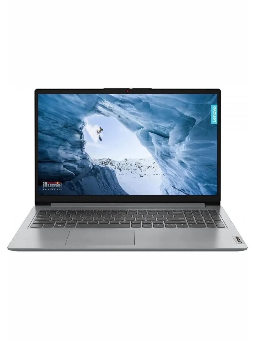 Ноутбук Lenovo IdeaPad 1 15IAU7 15.6" FHD TN 220nits i5-1235U(1.3ГГц), 8Гб DDR4, SSD 256Гб SSD, UHDG, CR(SD), без ОС, Cloud Grey (82QD00ASRK)