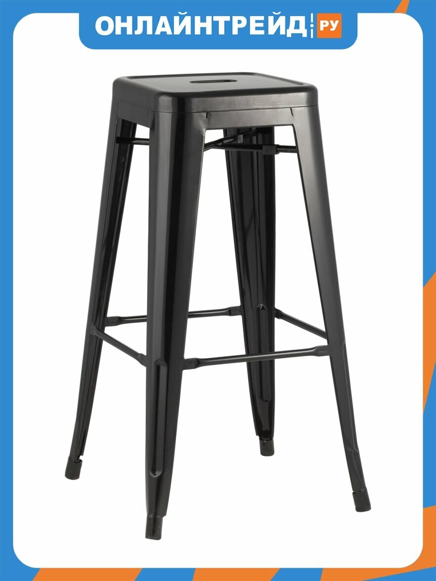 Стул барный Stool Group TOLIX черный глянцевый