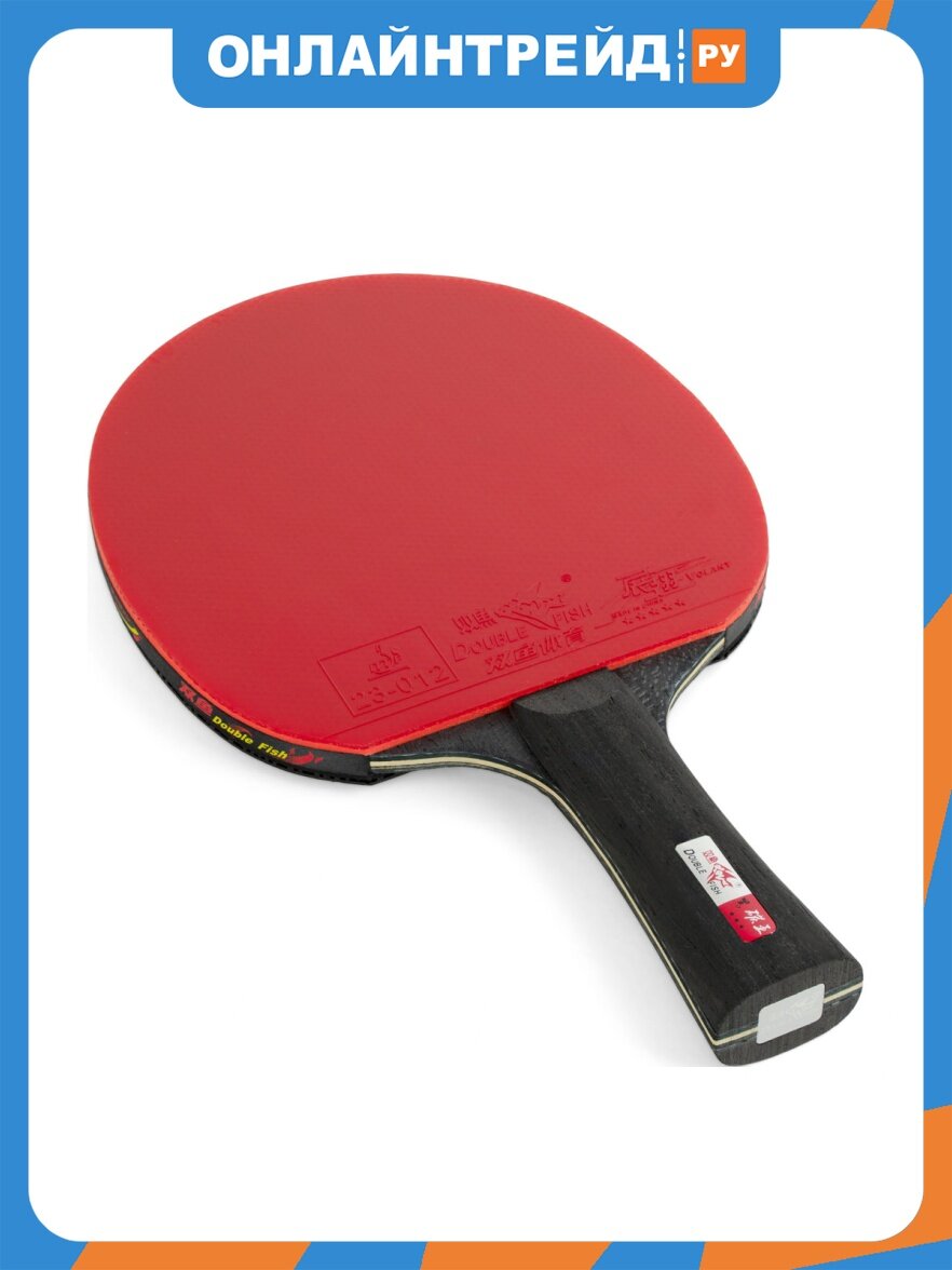 Ракетка для настольного тенниса Double Fish Black Carbon King Racket 3***, ITTF Appr