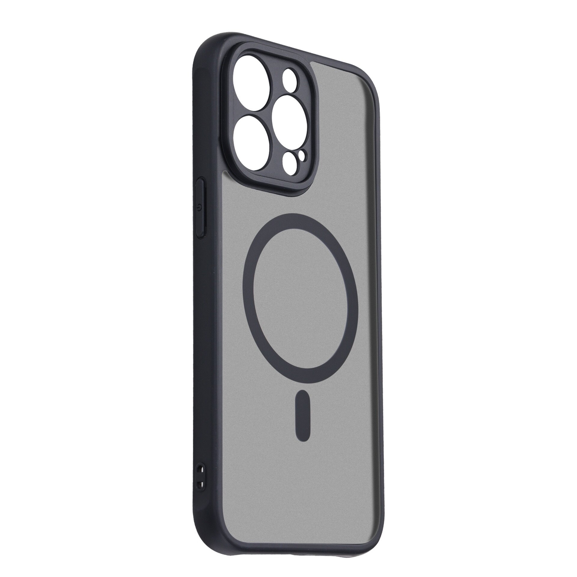 Чехол Creative Case для Apple iPhone 11 Pro Max (айфон 11 Про Мах) магнитный, совместимый с MagSafe (магсейф), противоударный, черный
