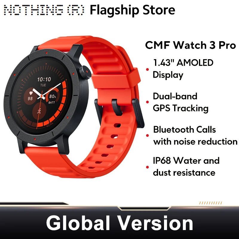 Nothing CMF Watch 3 Pro умные часы Серый, Light gray