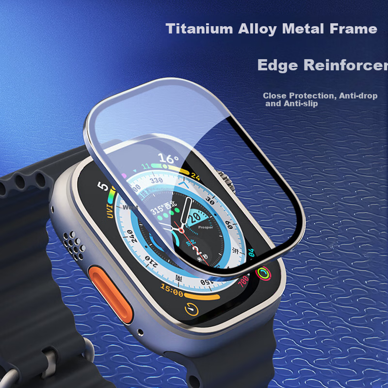 Mr. Blue Gorilla Apple Watch Ultra 3 Сапфировое закаленное стекло защитная пленка Ударопрочная Антицарапинная