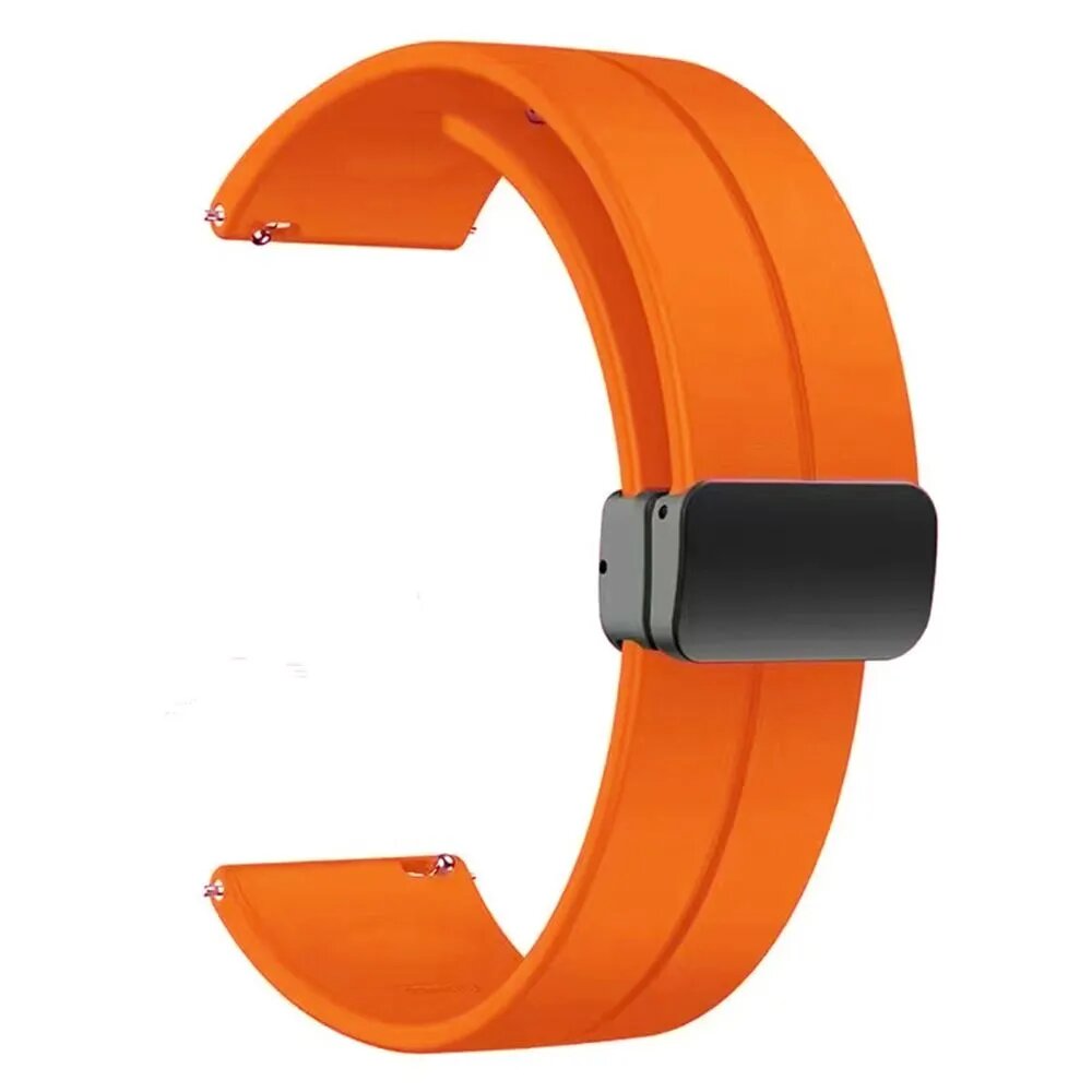Магнитный силиконовый ремешок для amazfit Balance Falcon GTR 4/3/2 Huawei Watch 4/4 Pro GT4 46 мм Samsung Galaxy 6 Classic 47 мм 43 мм, 20 мм/22 мм Браслет для умных часов