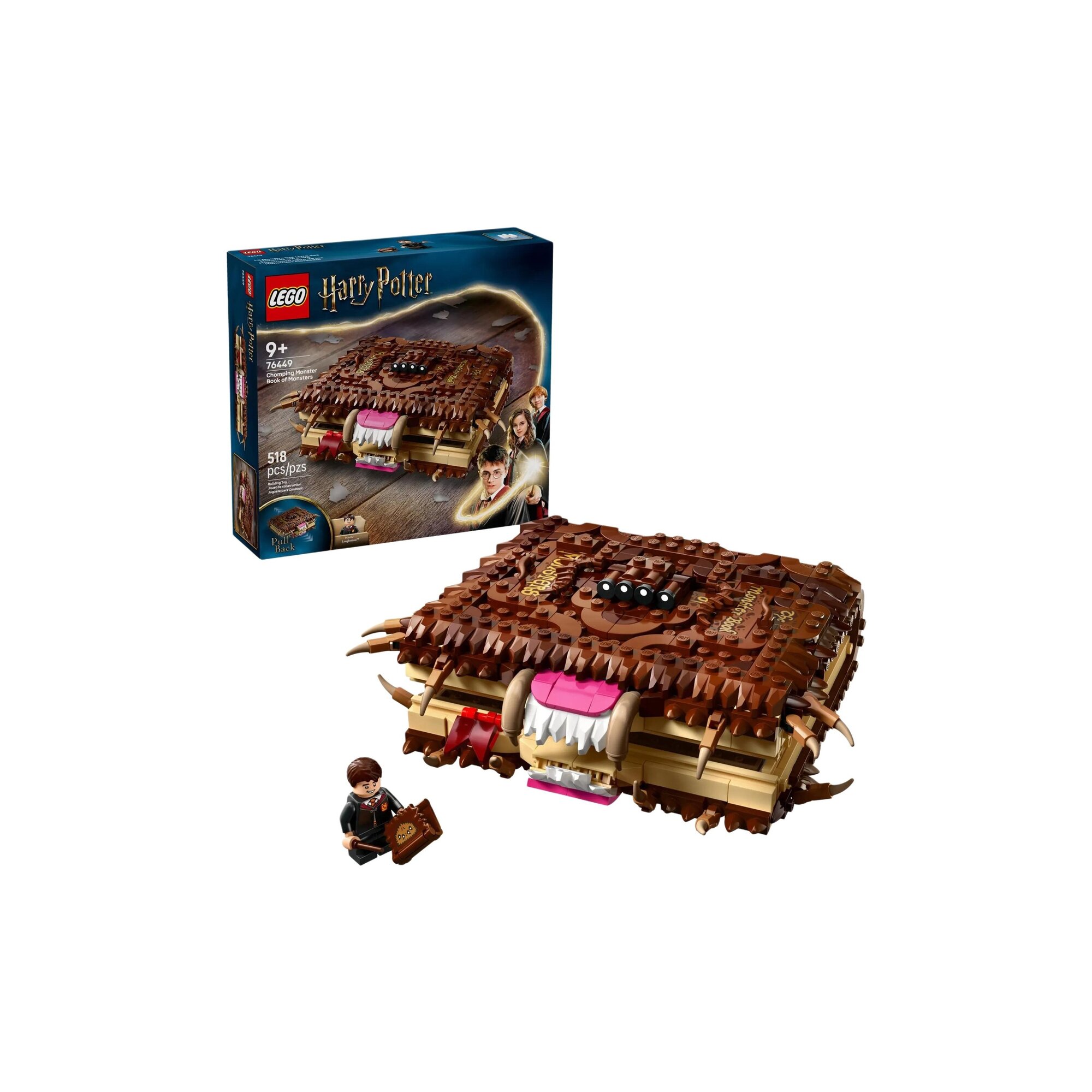 LEGO Harry Potter Монстр Книга Развивающий Конструктор 518 шт 76449