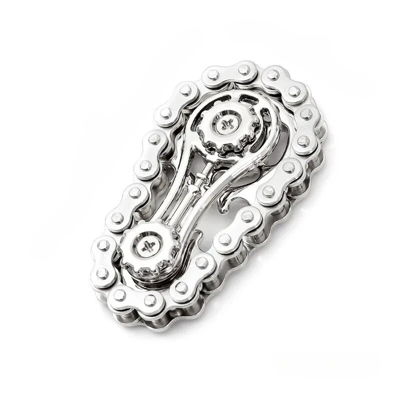 Металлический спиннер Sprockets Flywheel Серый, Silver