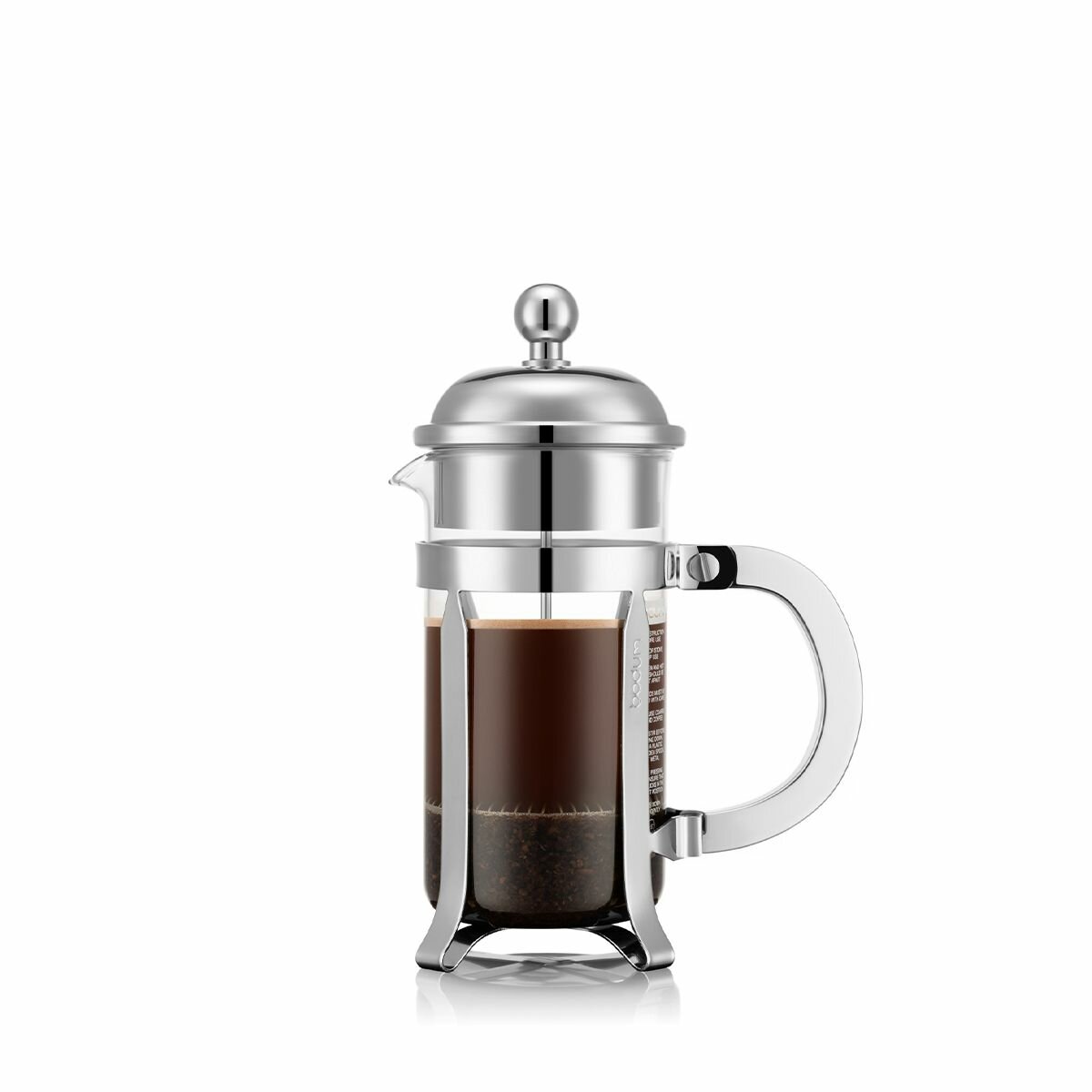 Френч-пресс кофеварка Bodum Chambord, объем 0.3 л, цвет серебристый - 12312-16-16