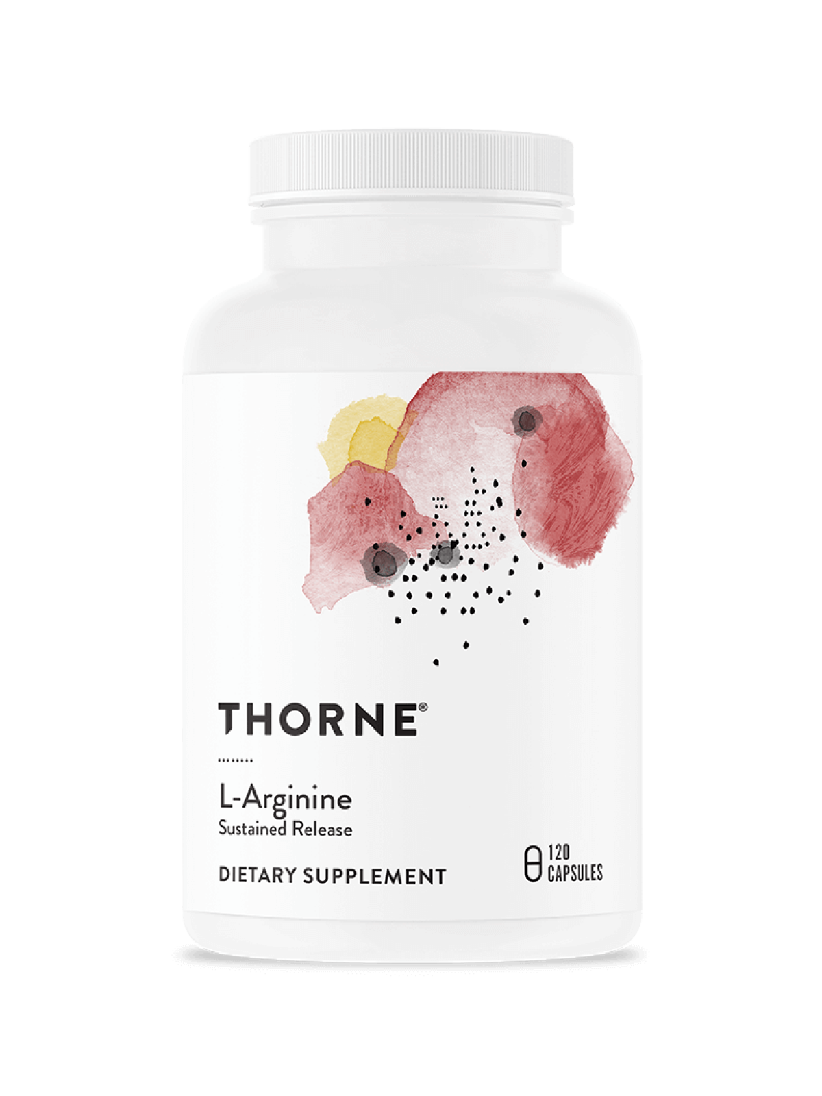 Thorne L-Arginine Sustained Release, L-аргинин пролонгированного действия 500 мг, 120 капсул