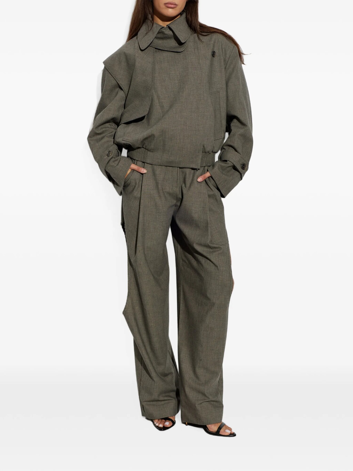Куртка Christopher Esber Cropped Trench jacket, размер 10 — фото 1