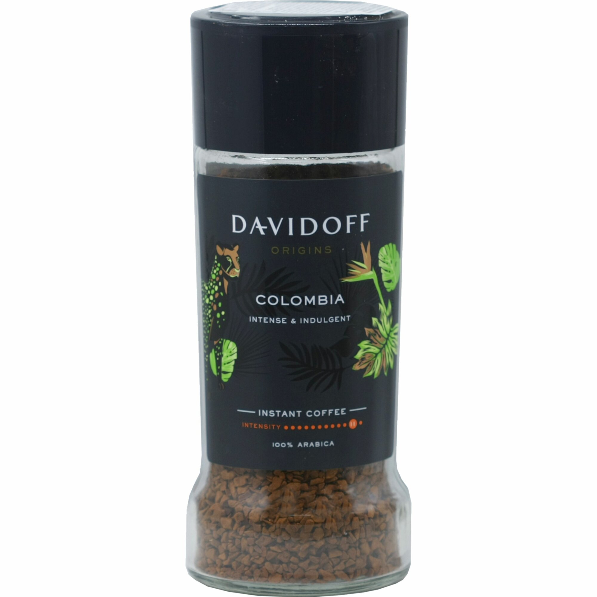 Кофе растворимый Davidoff "Colombia", сублимированный, арабика, стеклянная банка, 90г