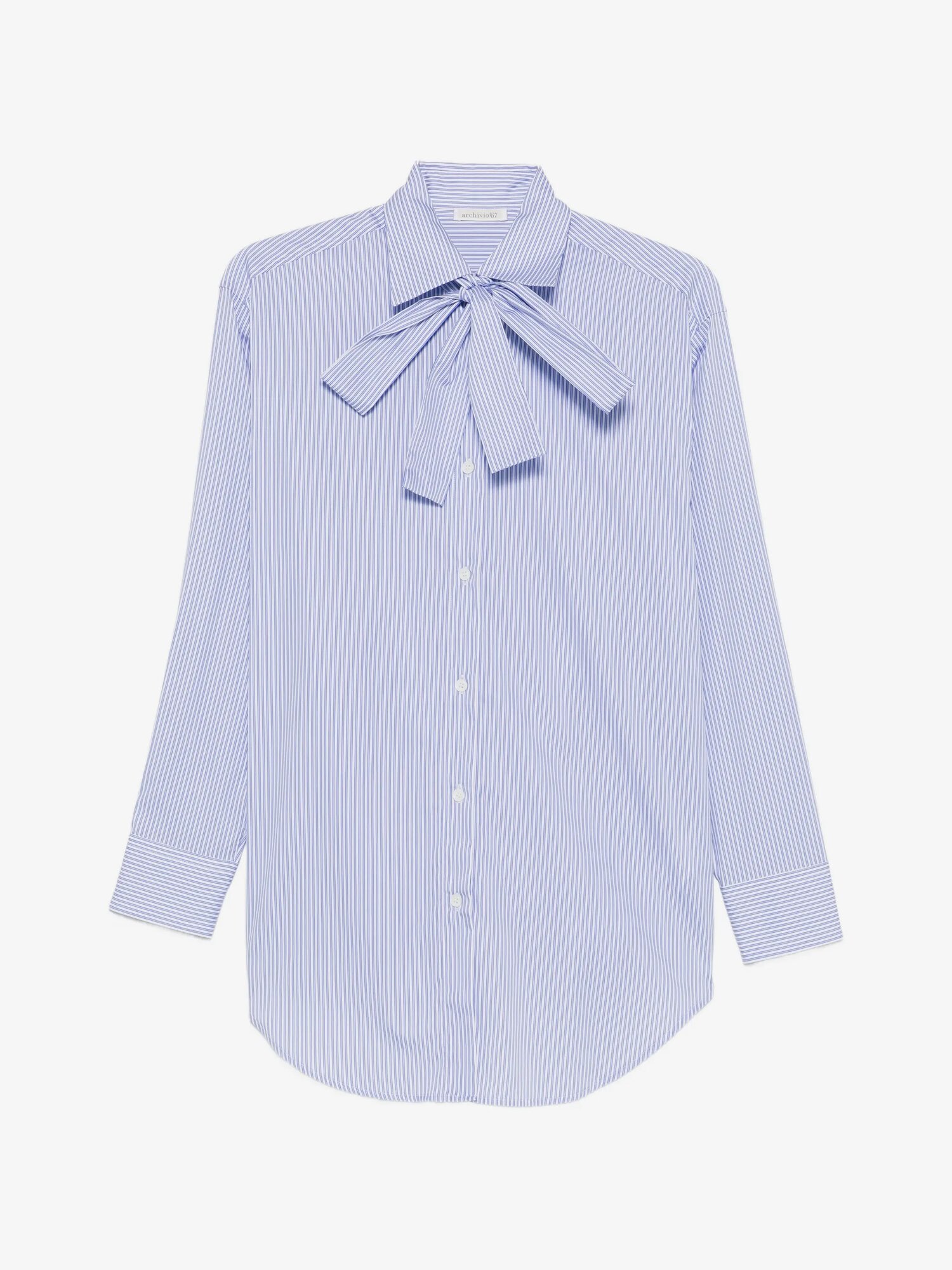 Рубашка Striped bow shirt