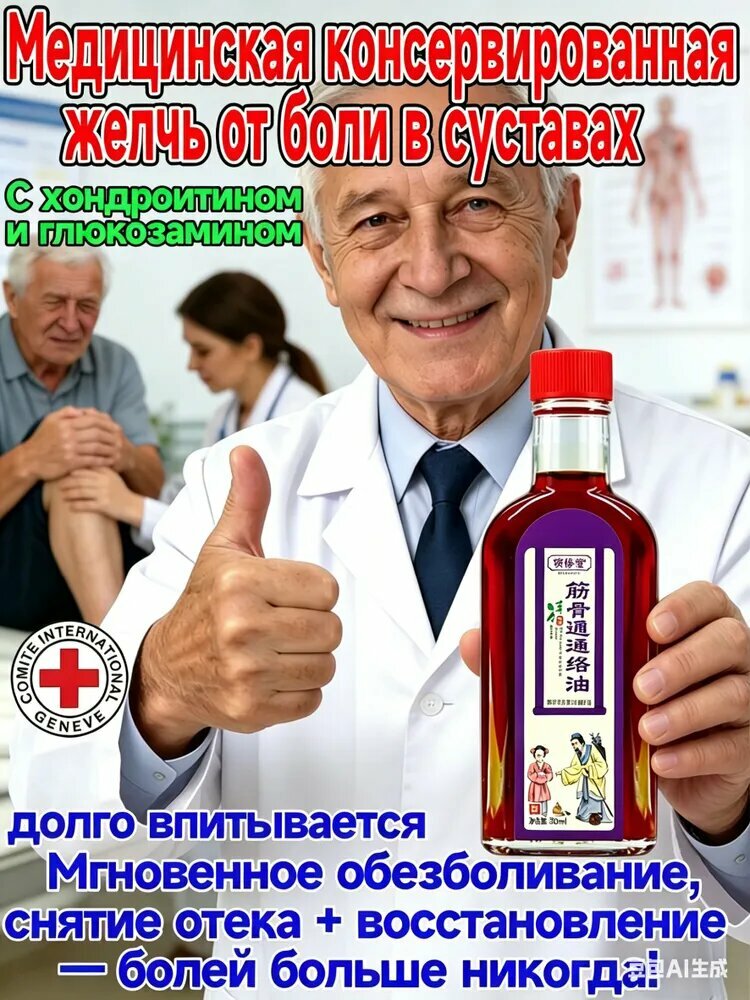 Медицинская консервированная желчь от боли в суставах