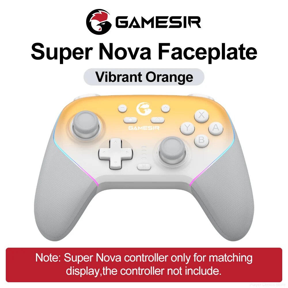 Магнитная Передняя Панель GameSir Для Контроллера Super Nova - Настраиваемая Верхняя Крышка, Цветной Корпус, Игровые Аксессуары