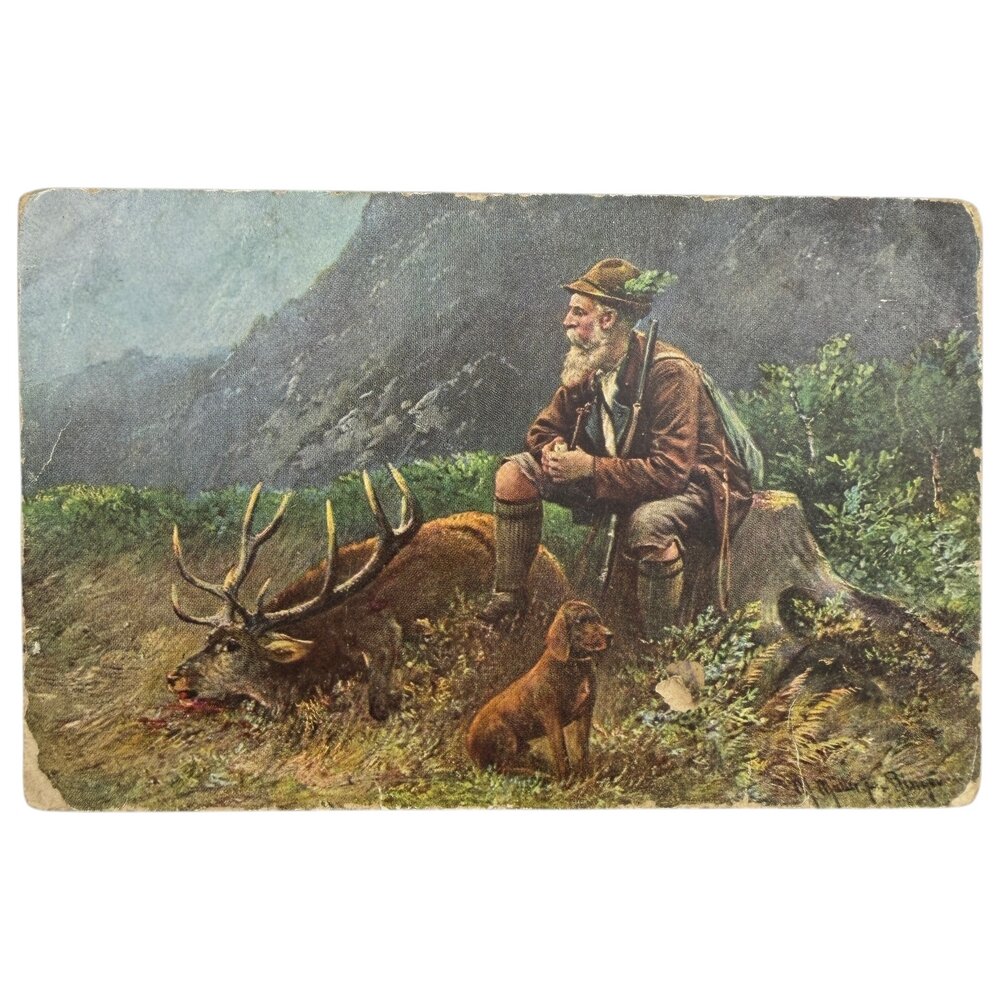 Почтовая открытка "Большой трофей" 1900-1917 гг. Германская Империя