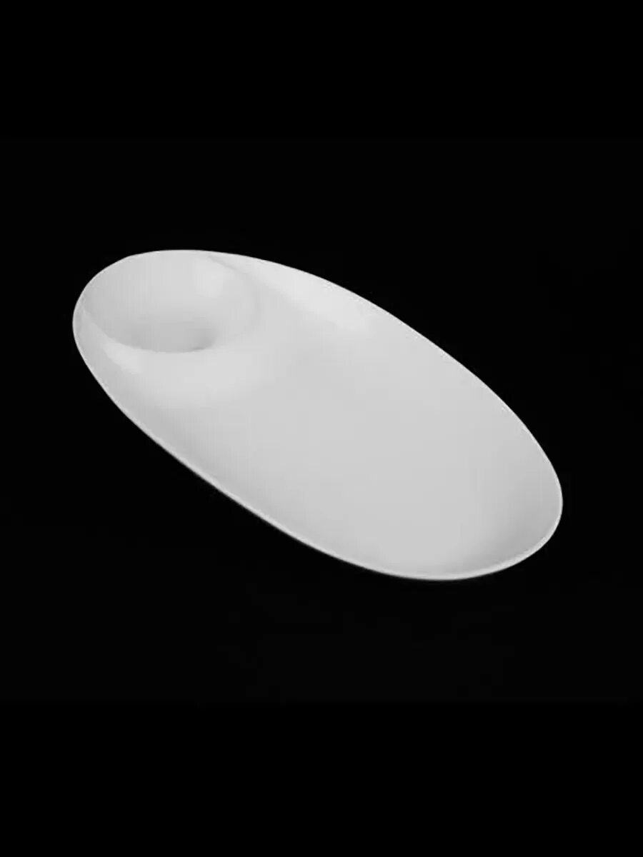 Блюдо сервировочное Chan Wave Classic, фарфор, 34x18 см