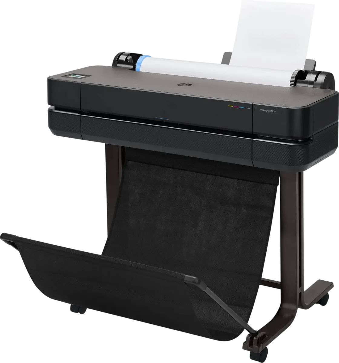 Широкоформатный принтер HP DesignJet T630 Printer (24",4color,2400x1200dpi,1Gb,30spp(A1), USB/GigEth/Wi-Fi, stand, mediabin, rollfeed, sheetfeed, tray50(A3/A4), autocutter, GL/2, RTL, repl. 5HB09A, 5ZY59A)