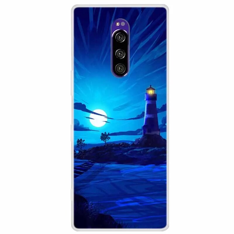 Чехол для Sony Xperia 1 Роскошный прозрачный чехол с животными для Sony Xperia1 XZ4 SO-03L SOV40 5