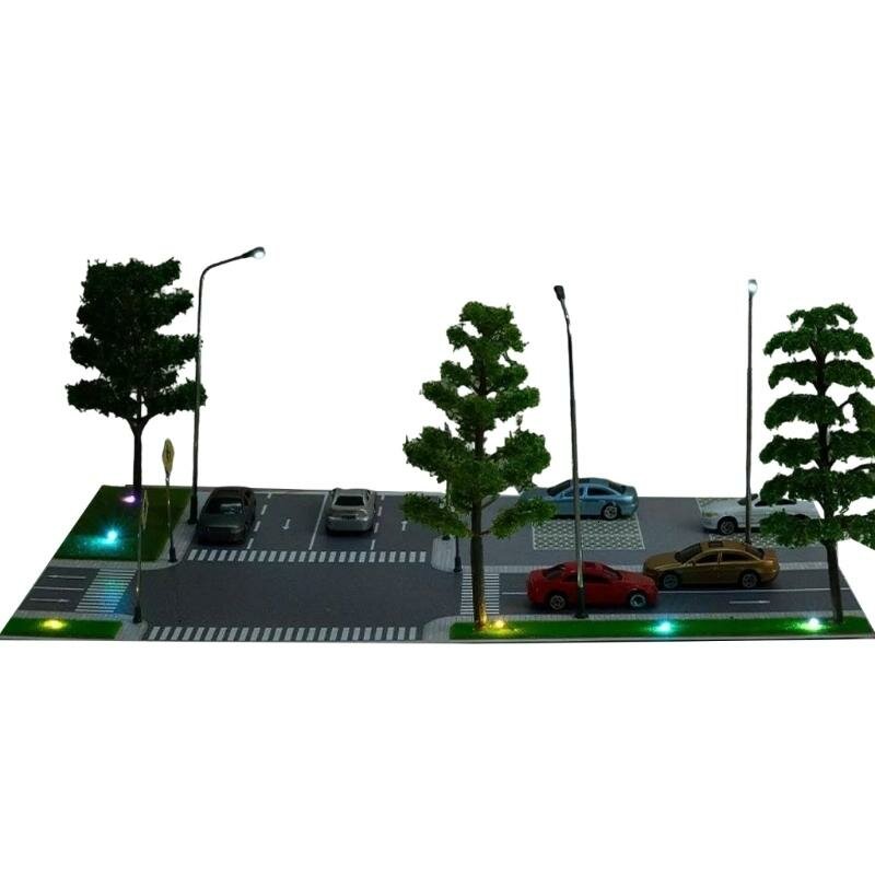 Миниатюрное дерево для модели автостоянки с LED-подсветкой