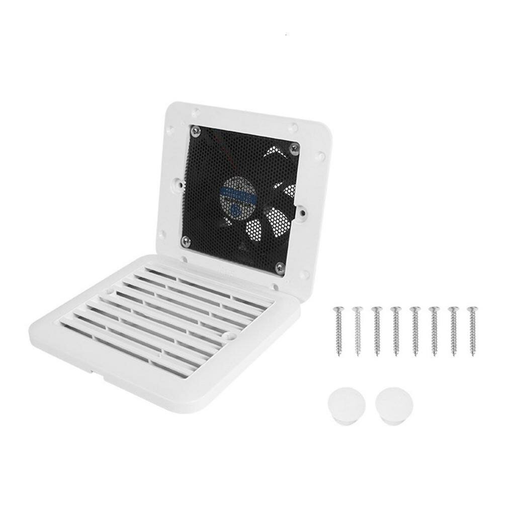 Вентилятор вытяжной 12 В для лодки, автодома, ванной, Белый