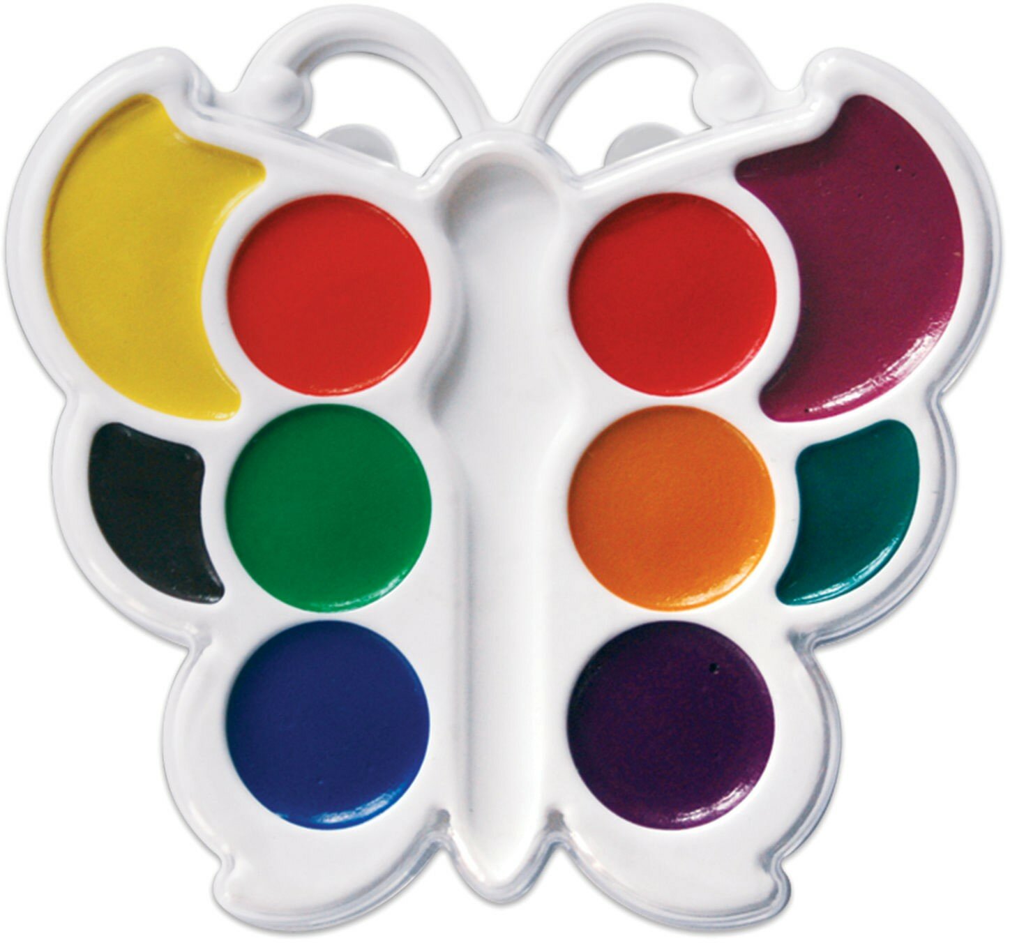 Краски акварельные медовые "Бабочка", 10 цветов (10С 548-08)