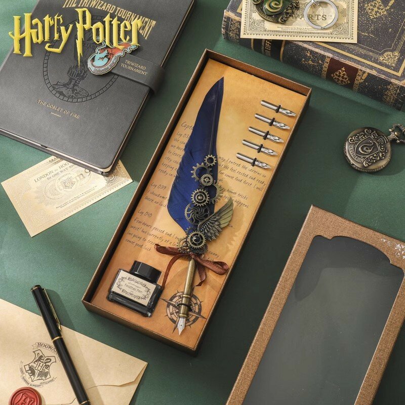 Европейская ретро механическая перьевая ручка, ручка для погружения, перьевая ручка, штамп для восковой печати, стимпанк, бизнес, корпоративный подарок для учителя