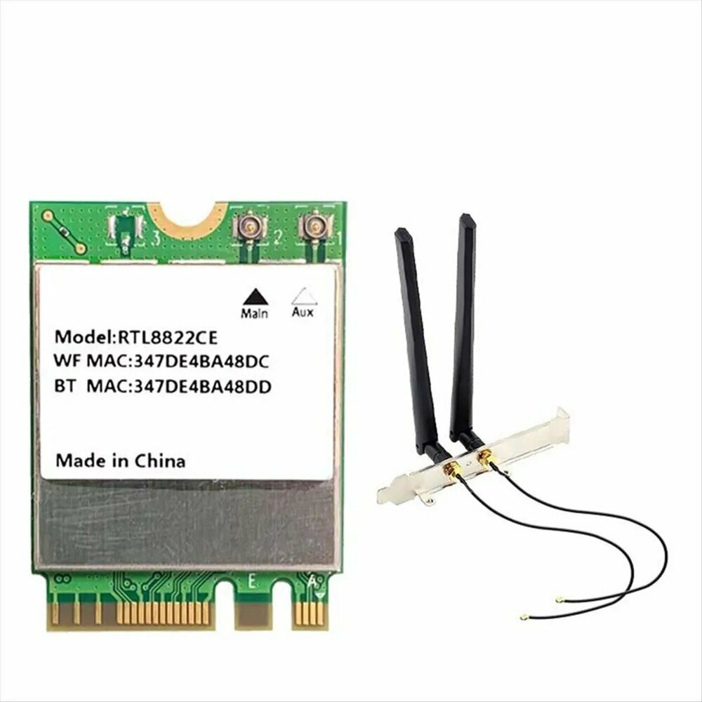 RTL8822CE WiFi-Карта 1200 Мбит/С, Двухдиапазонная, Для Windows 10/11