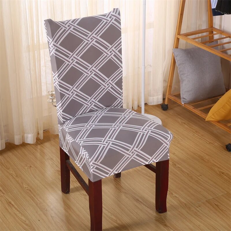 Чехол для стула Housmife Color 1, геометрический рисунок