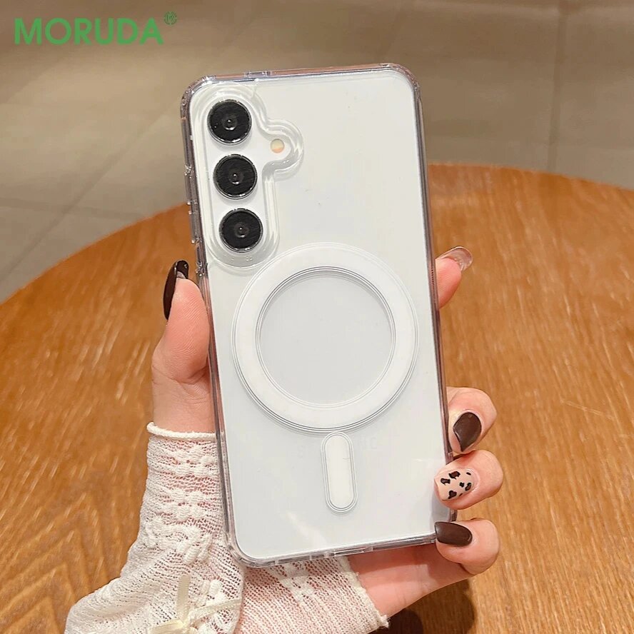 Силиконовый Магнитный Чехол Для Телефонов Samsung Серии A (A17 5G, S25 Ultra, A56, A07, A16, A55, A54, A15, A36, A35, A26, A25
